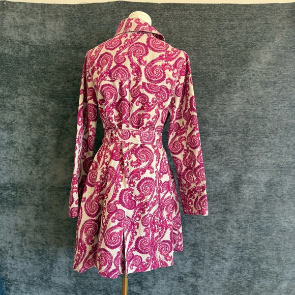 Merona | Jackets & Coats | Merona Vintage Y2k Pink And White Paisley ...
